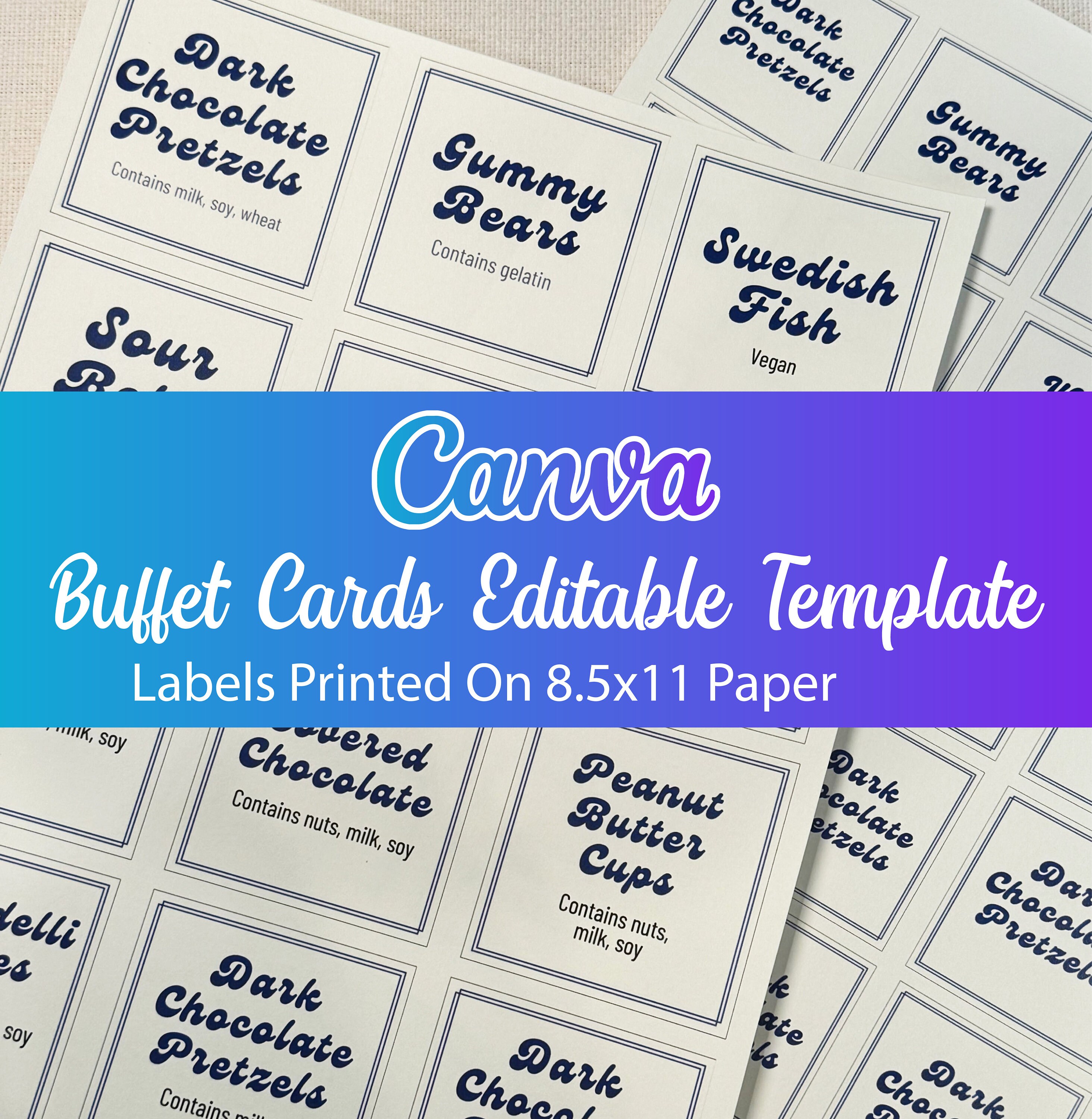 EDITABLE Genentech Candy Labels Template | Genentech Labels Printable ...