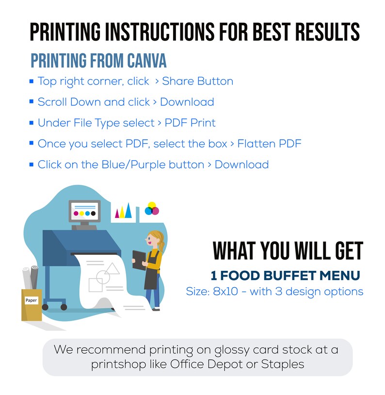 Floral Menu Sign Template With 3 Design Options | Wedding Menu Sign ...