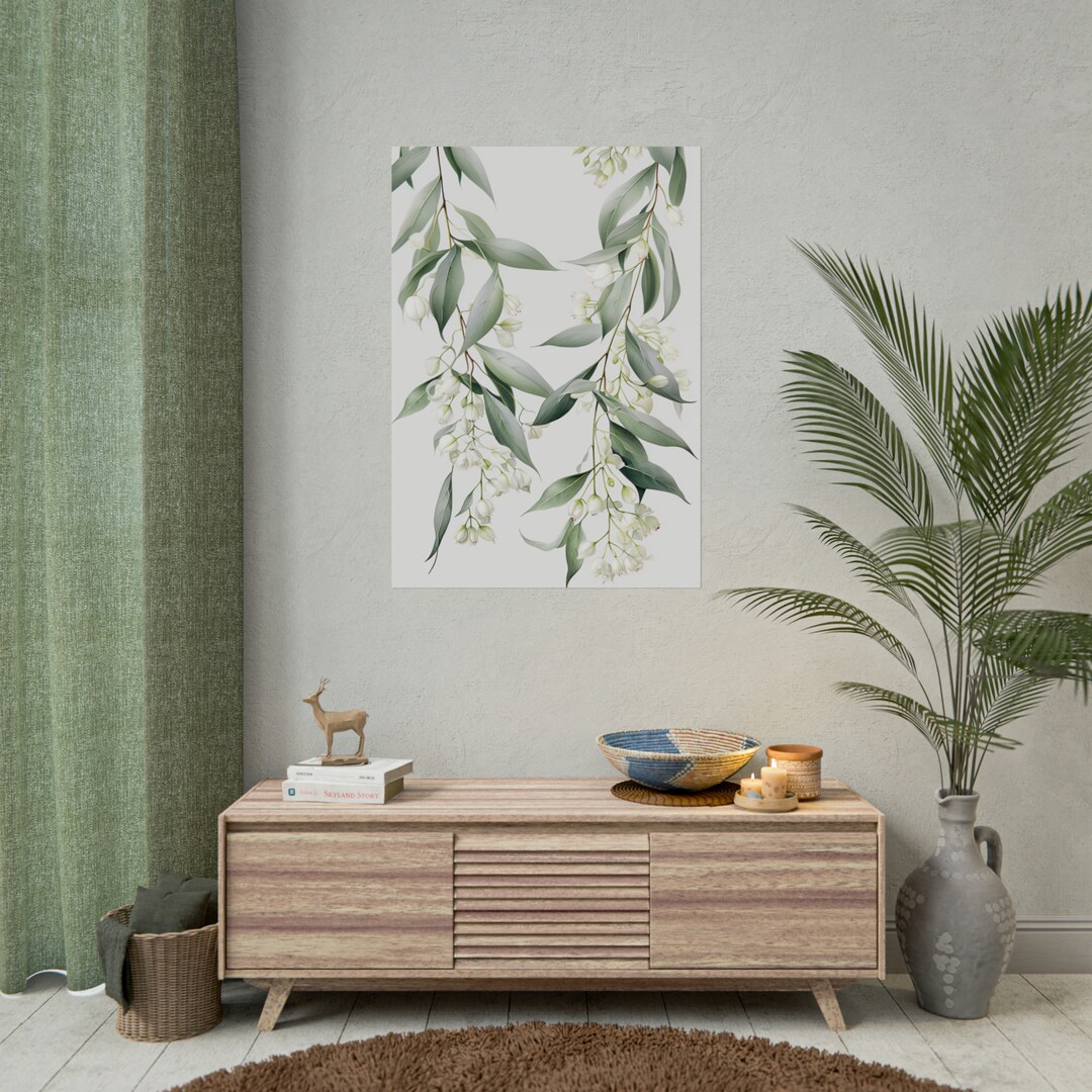 Realistic Beautiful Eucalyptus Fine Arts Rolled Posters With Different ...