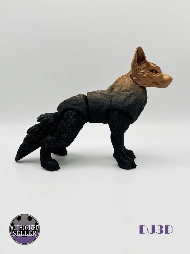 3D Printed Wolf, Cinderwolf by Cinderwing - Etsy