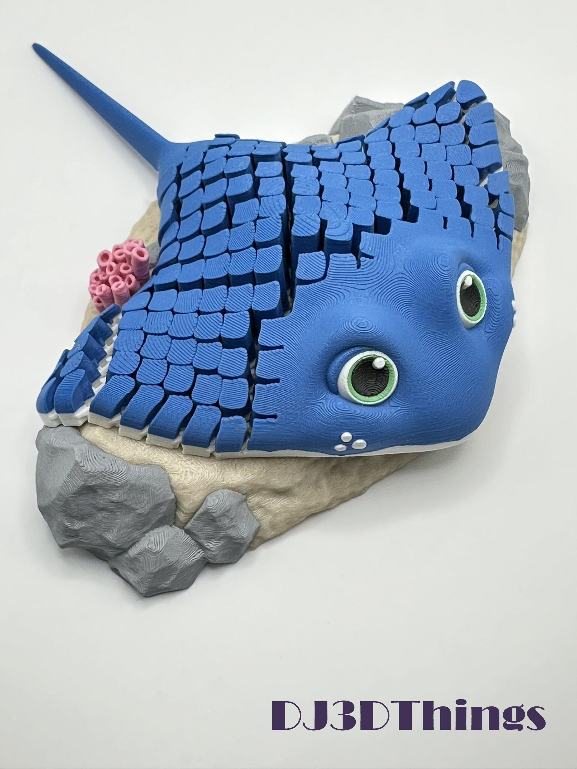 Manta Ray, 3D Printed Articulated Flexi - Etsy