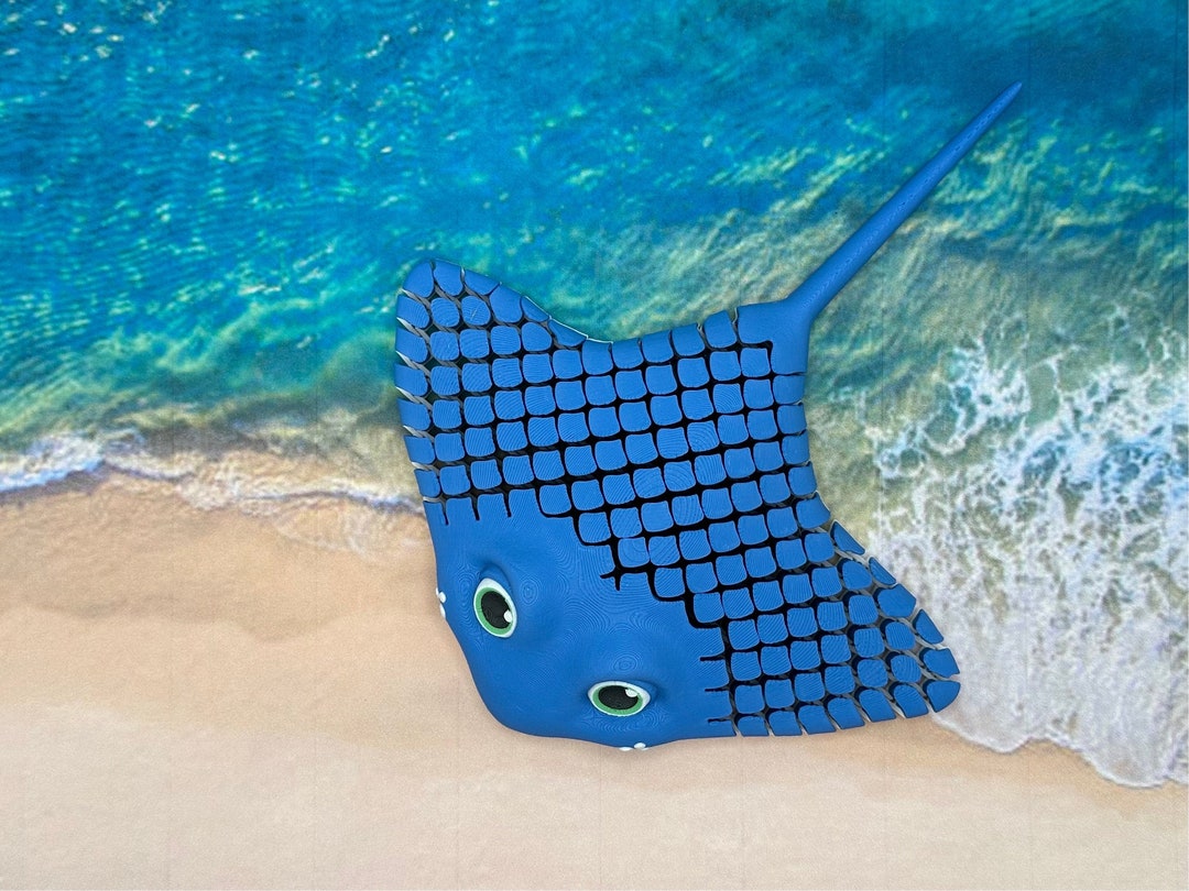 Manta Ray, 3D Printed Articulated Flexi - Etsy
