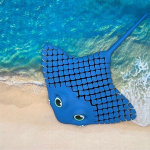 Manta Ray, 3D Printed Articulated Flexi - Etsy