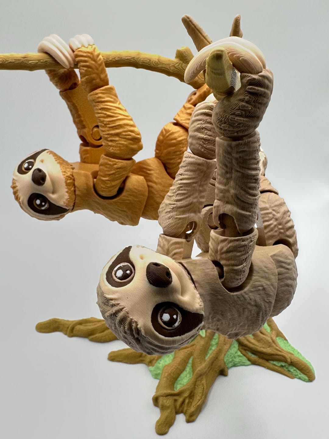 Flexi 3D Printed Sloth With or Without Tree - Etsy