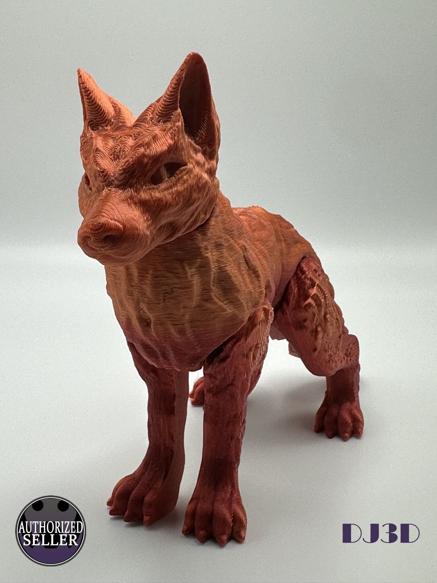 3D Printed Wolf, Cinderwolf by Cinderwing - Etsy