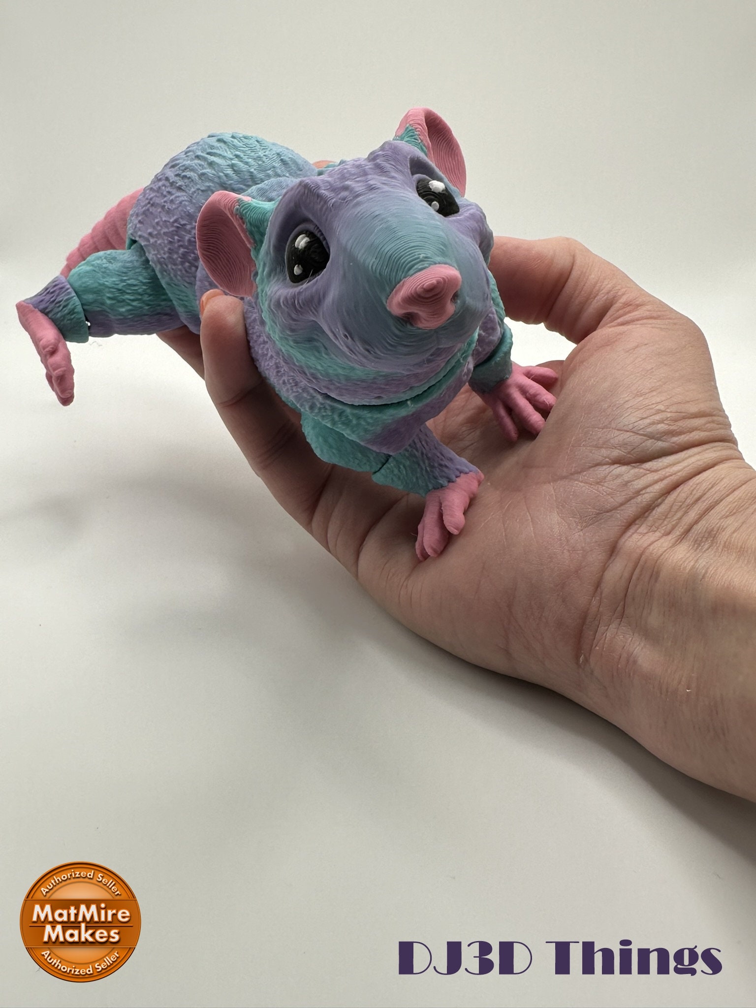 Rat Figurine, Articulated, Flexi, 3D Printed - Etsy