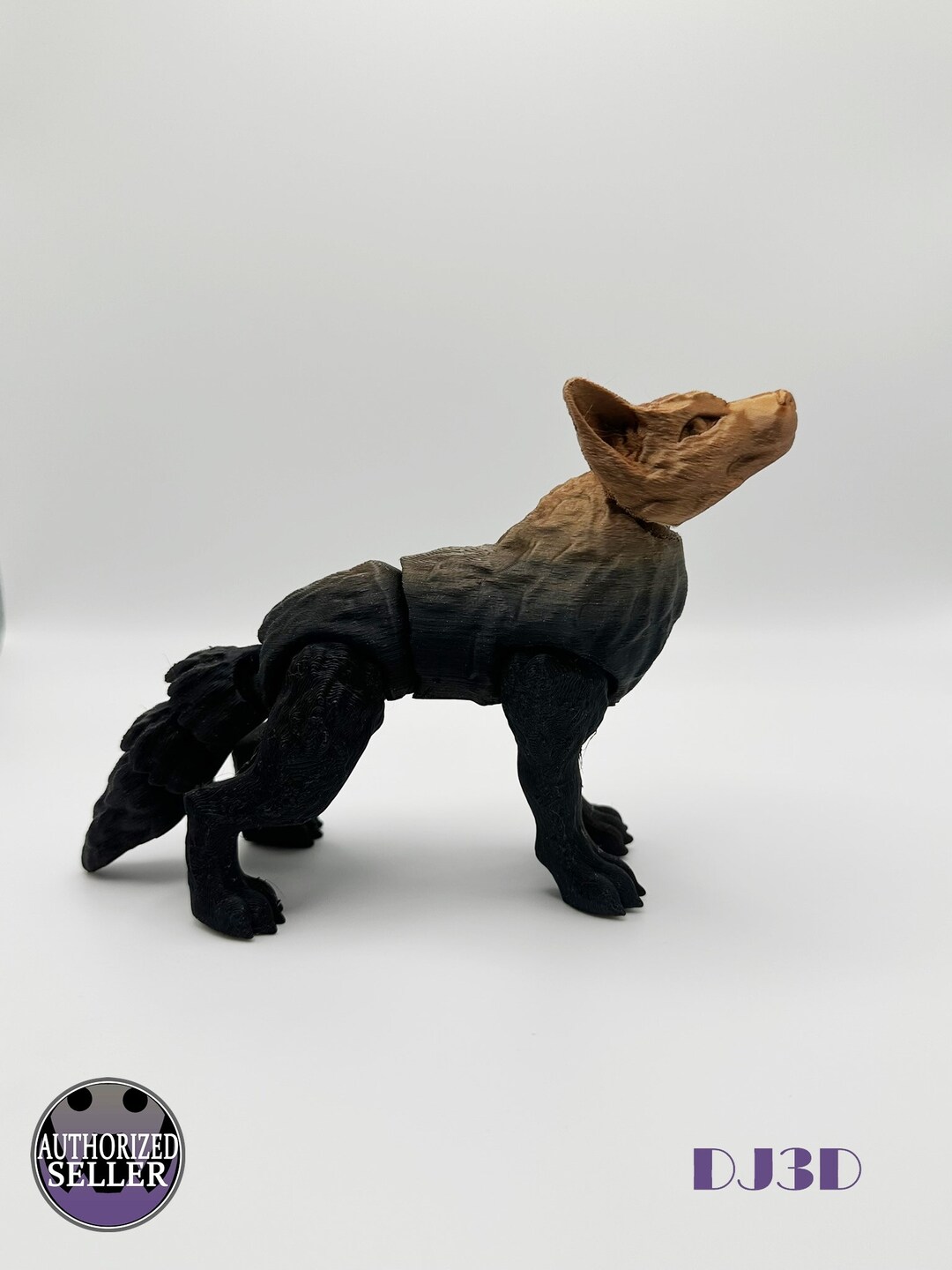 3D Printed Wolf, Cinderwolf by Cinderwing - Etsy