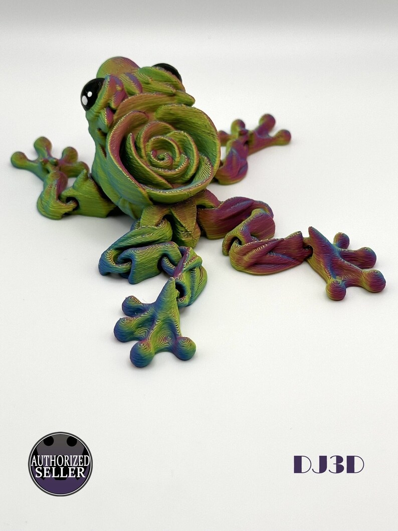 3D Printed Rose Frog by Cinderwing - Etsy