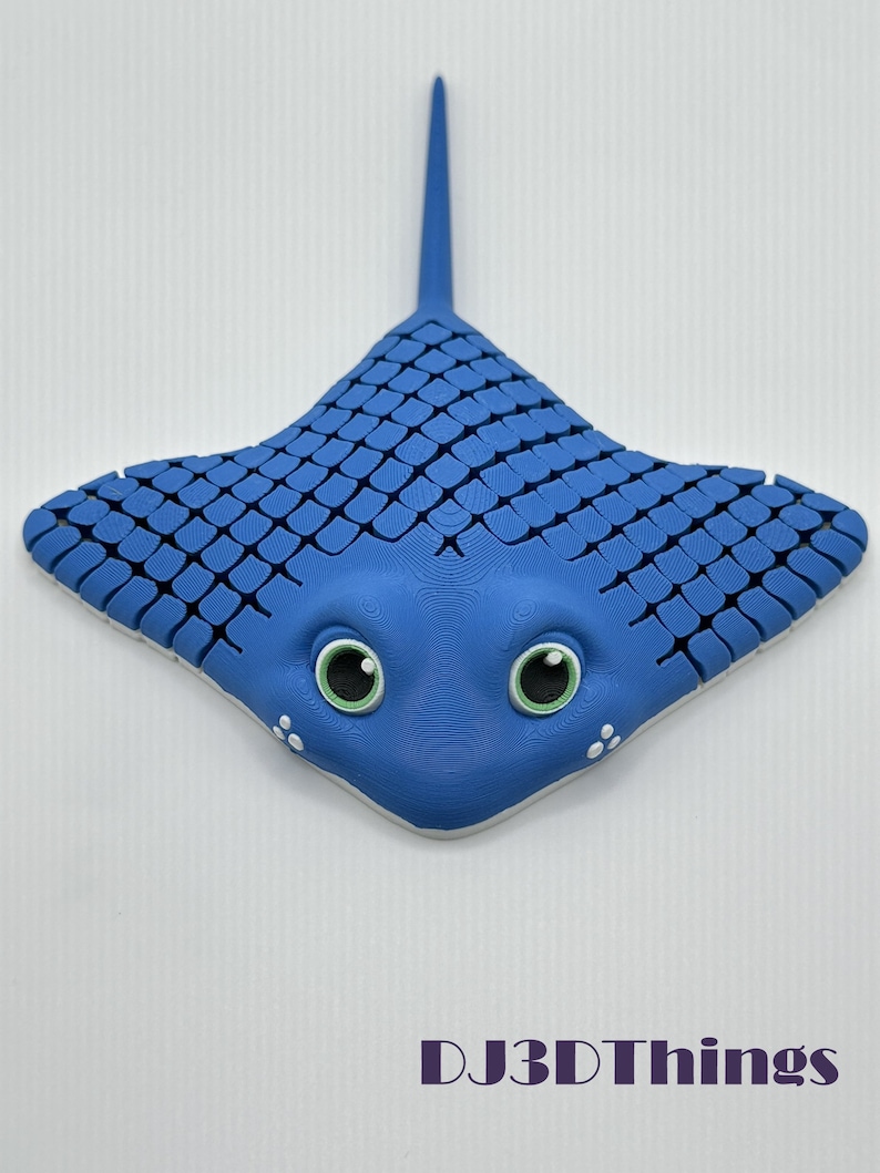 Manta Ray, 3D Printed Articulated Flexi - Etsy