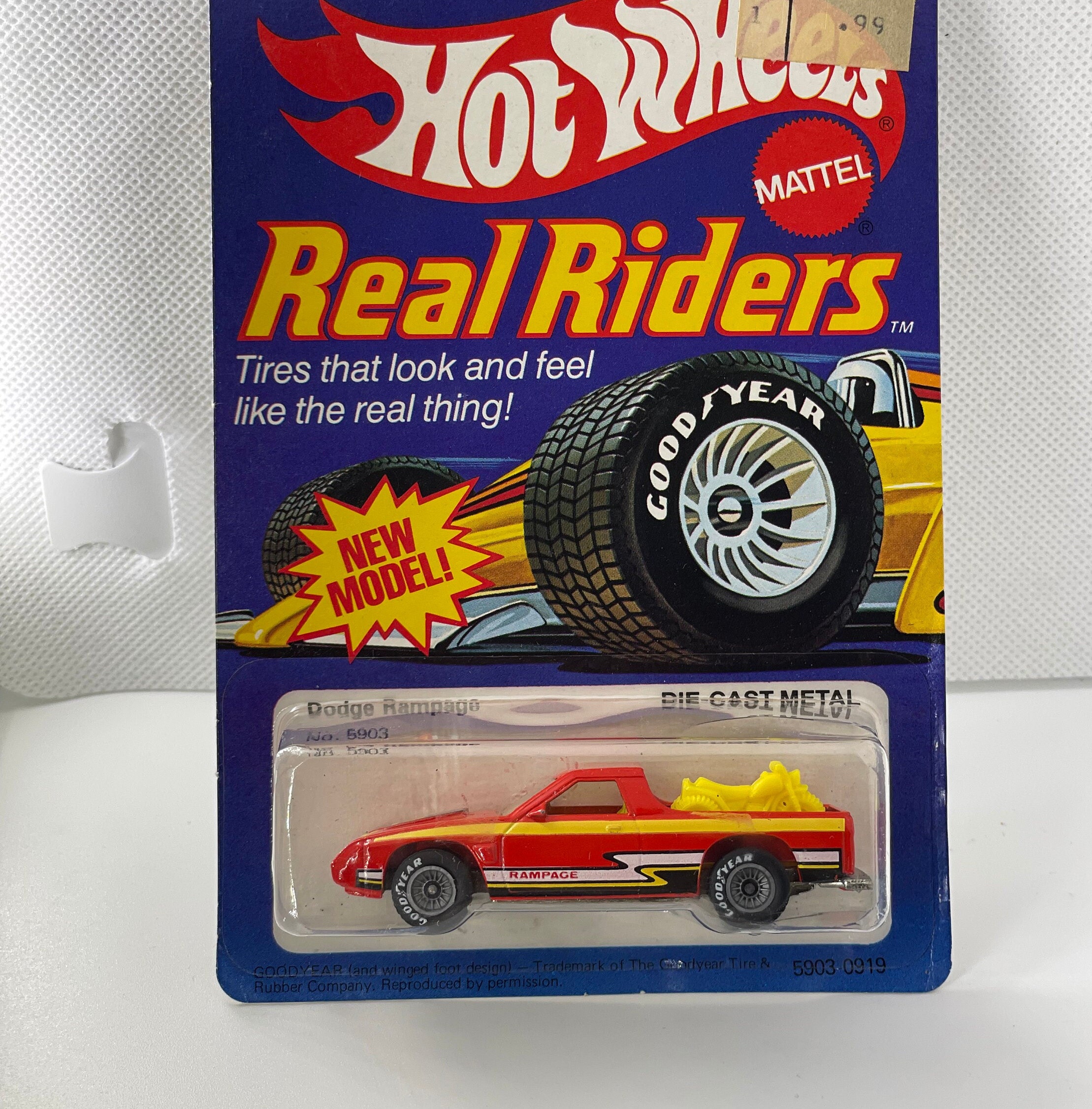 Hot Wheels Original Real Riders 1982 dodge Rampage 5903 Red W/ Gray ...