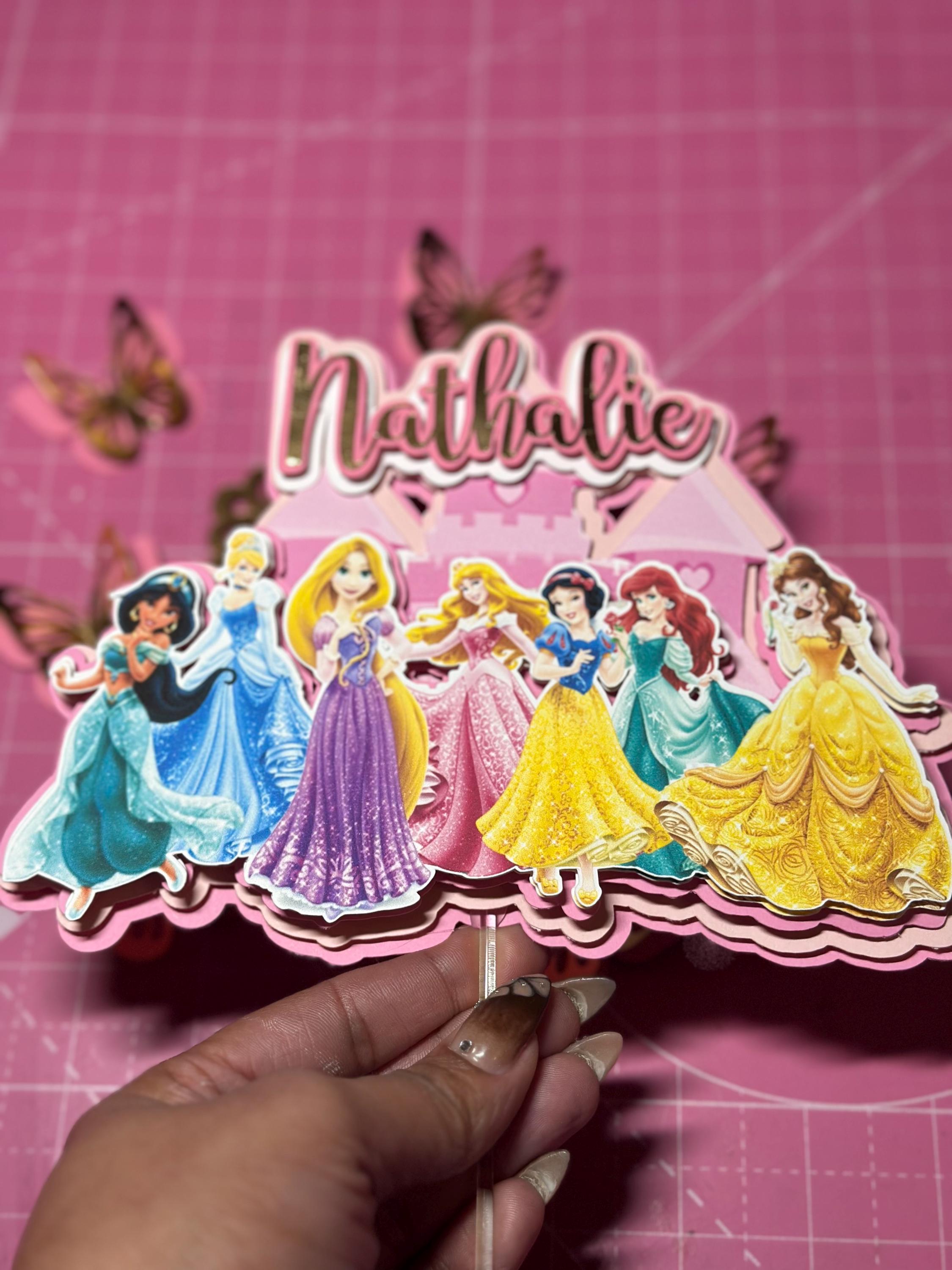 Princess 3d Cake Topper - Etsy