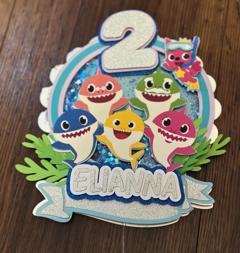 Baby Shark Cake Topper - Etsy