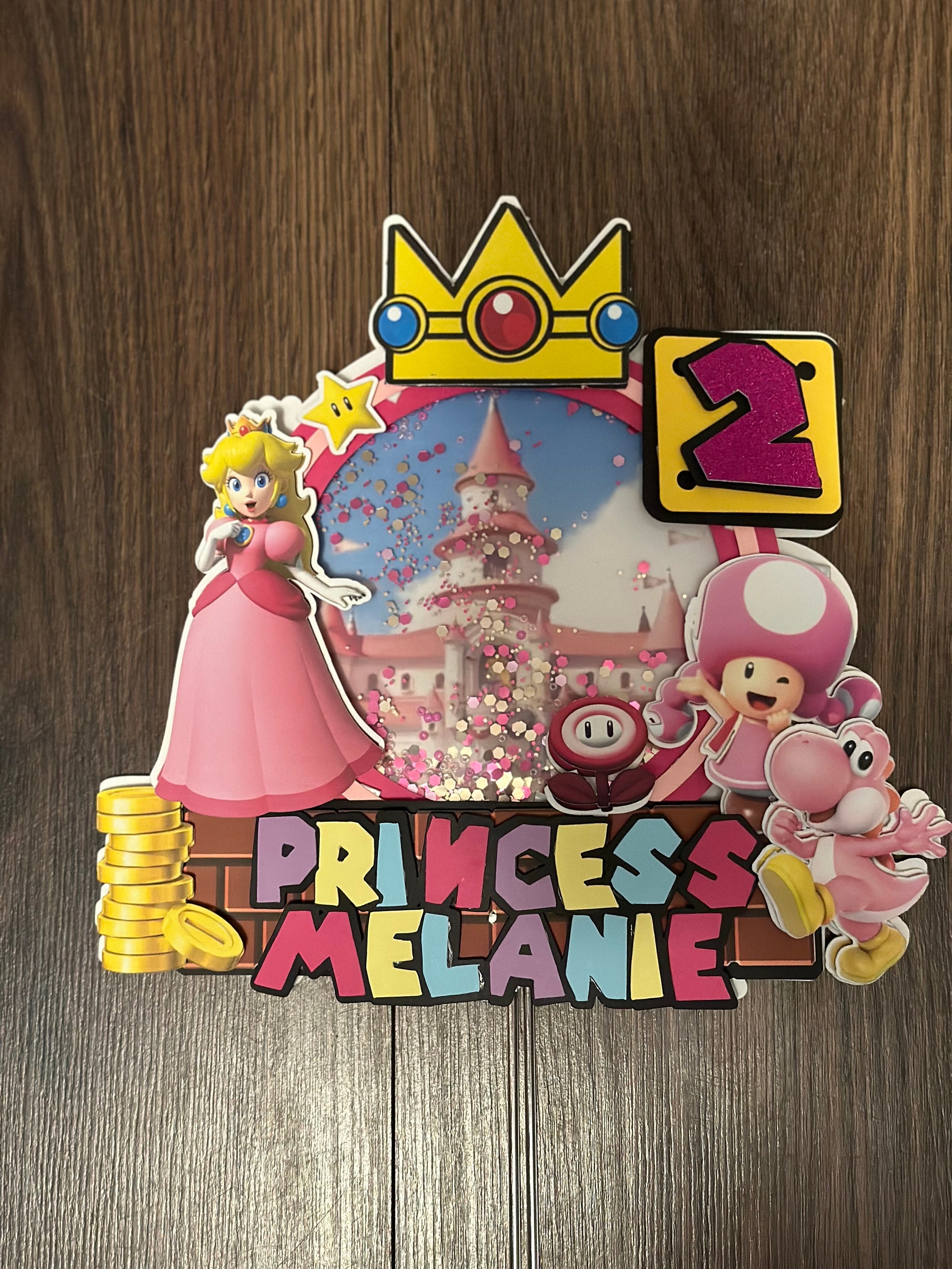 Princess Peach Cake Topper - Etsy
