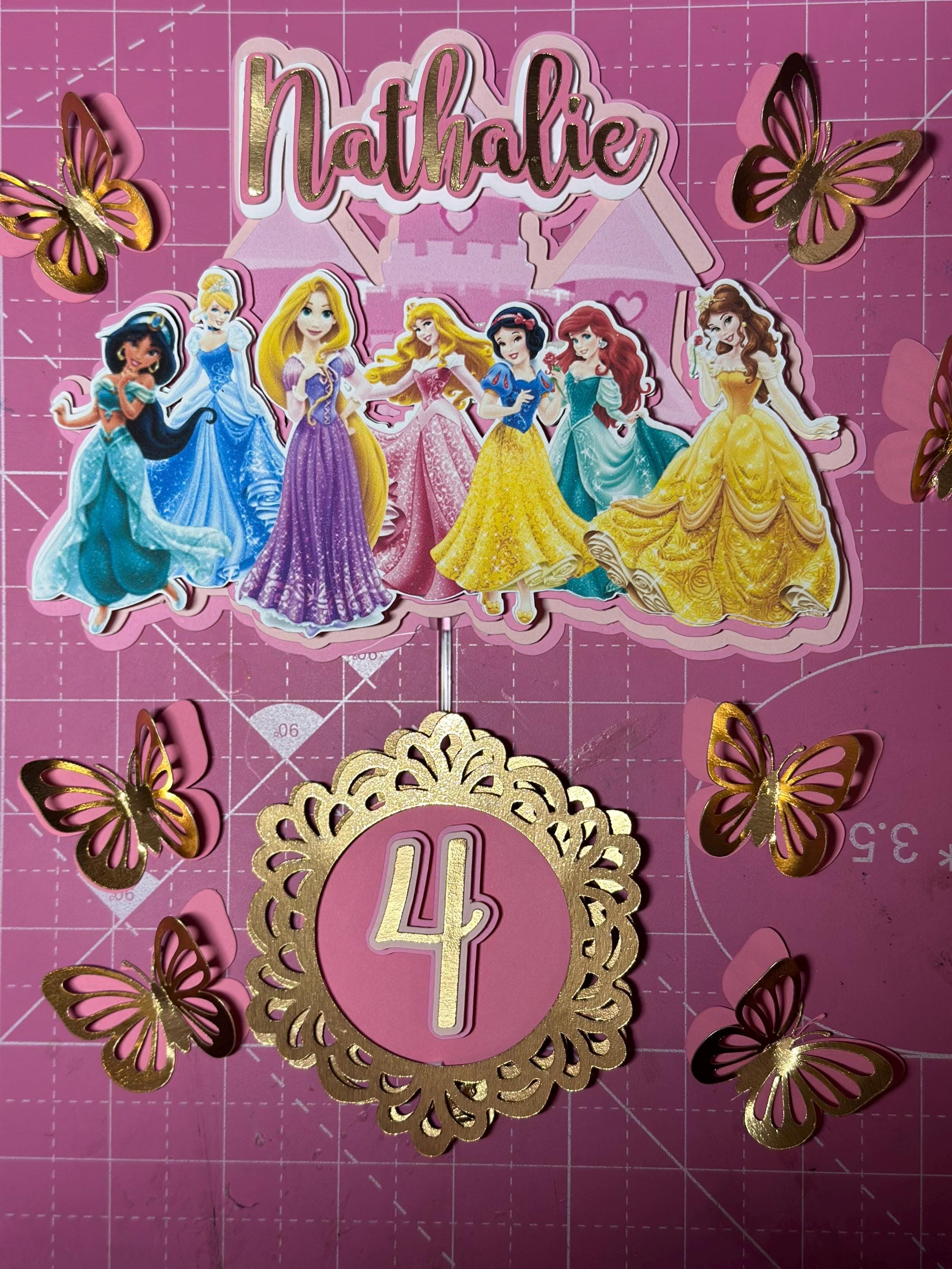 Princess 3d Cake Topper - Etsy