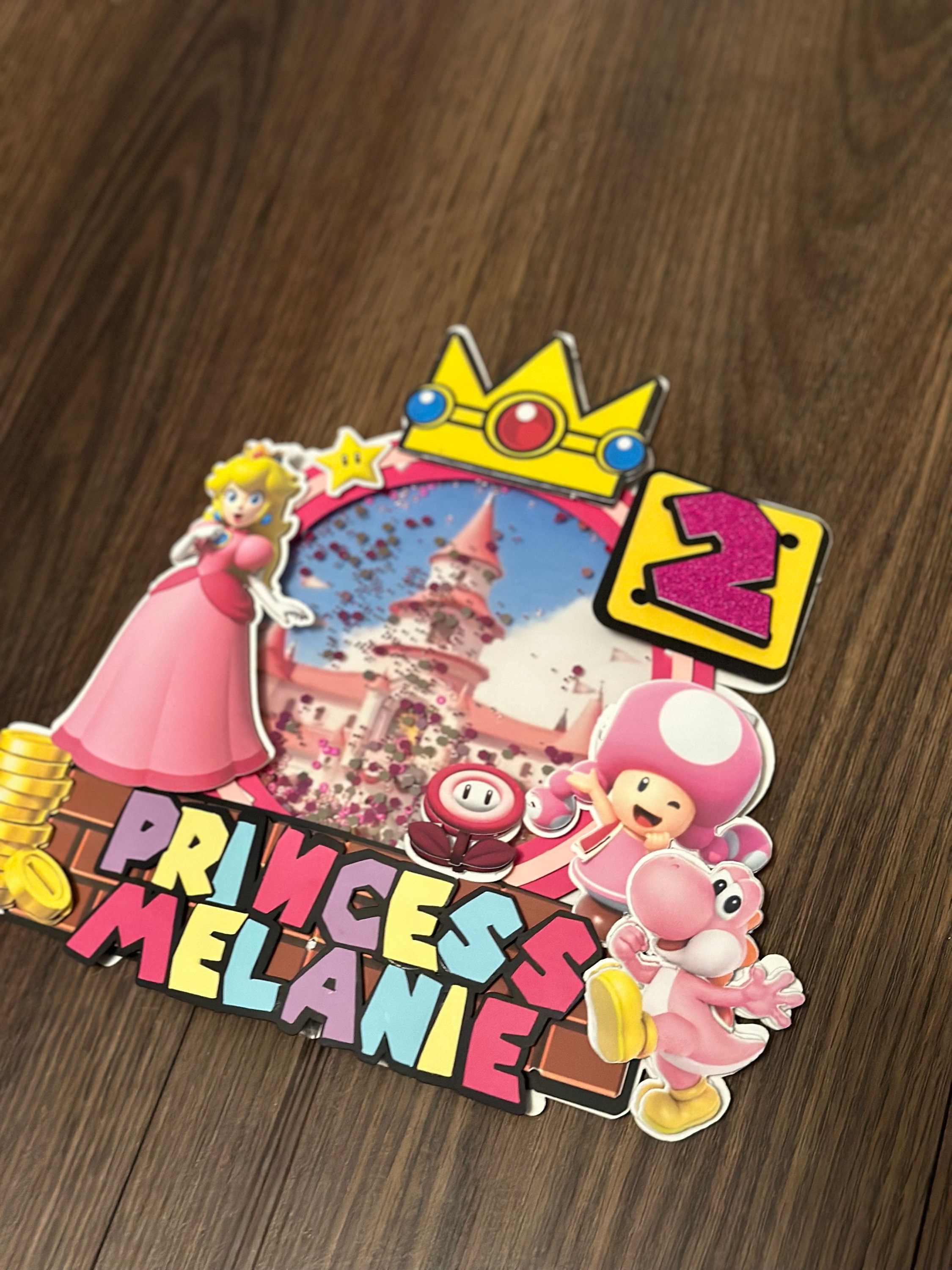 Princess Peach Cake Topper - Etsy