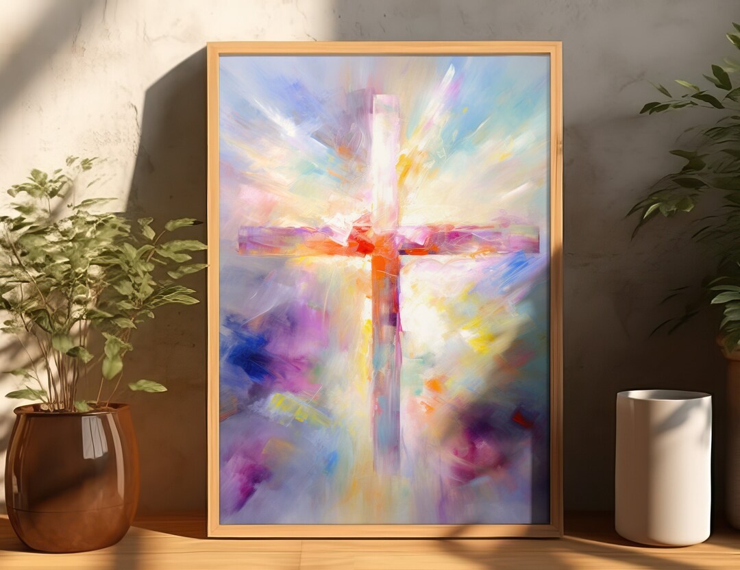 The Holy Cross Digital Download Jesus Art Christian Art Bible Art Jesus ...