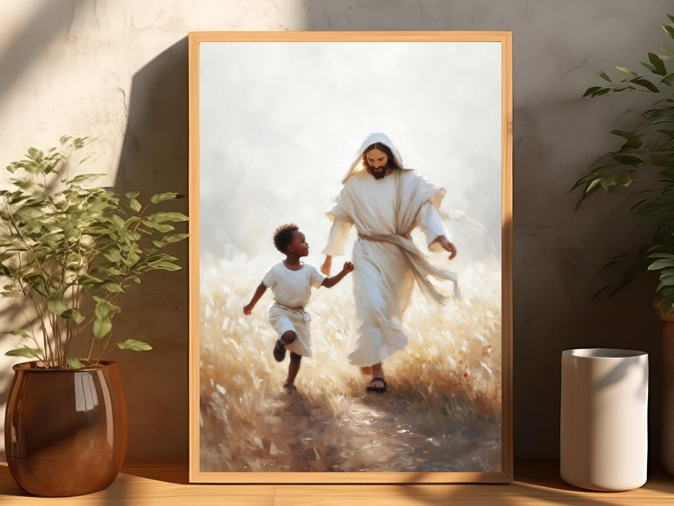Peace in Christ | Jesus and Black Child | Digital Download | Christian ...