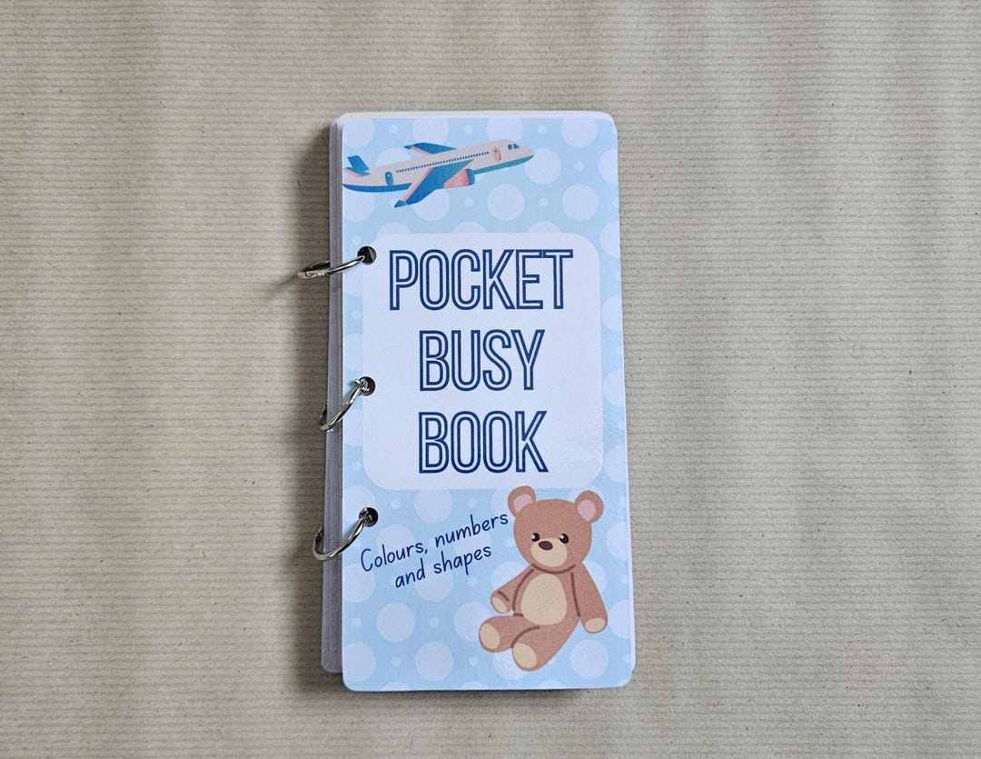 Travel Size Busy Book Printable for Preschool | Toddler Learning Binder ...
