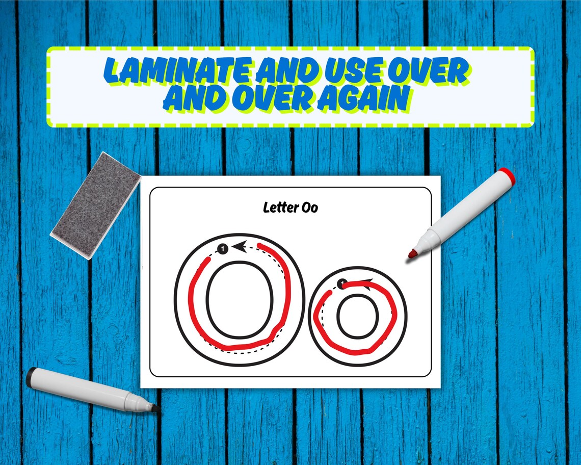 Jumbo Alphabet Tracing Letters: Uppercase & Lowercase - Printable ...