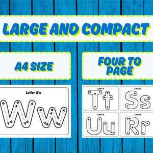 Jumbo Alphabet Tracing Letters: Uppercase & Lowercase - Printable ...