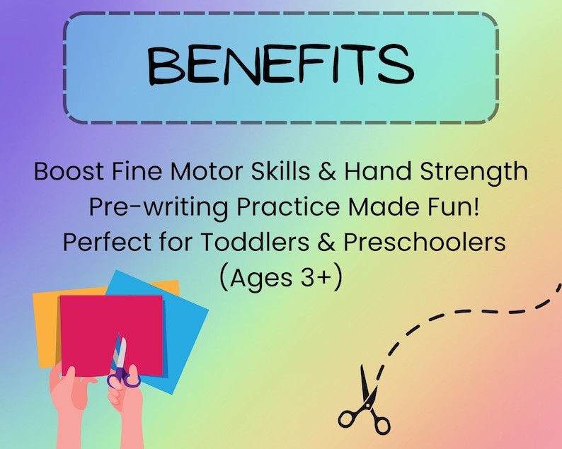 Hair Cutting Practice Sheets for Kids | Printable Scissor Skills ...