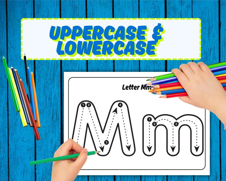 Jumbo Alphabet Tracing Letters: Uppercase & Lowercase - Printable ...