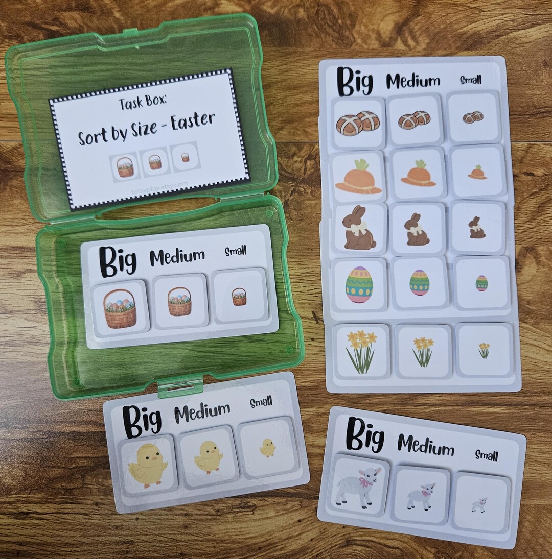 Easter Size Sorting Activity: Montessori Inspired Learning (PDF ...