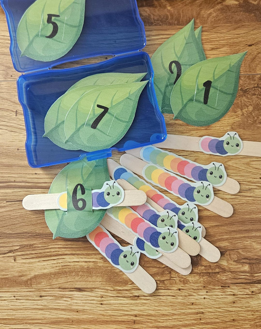 Caterpillar Number Matching Activity PDF – Numbers 1–10 Montessori ...