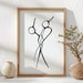 Classic Hair Salon Scissor Abstract Wall Decor Line Art Printable ...