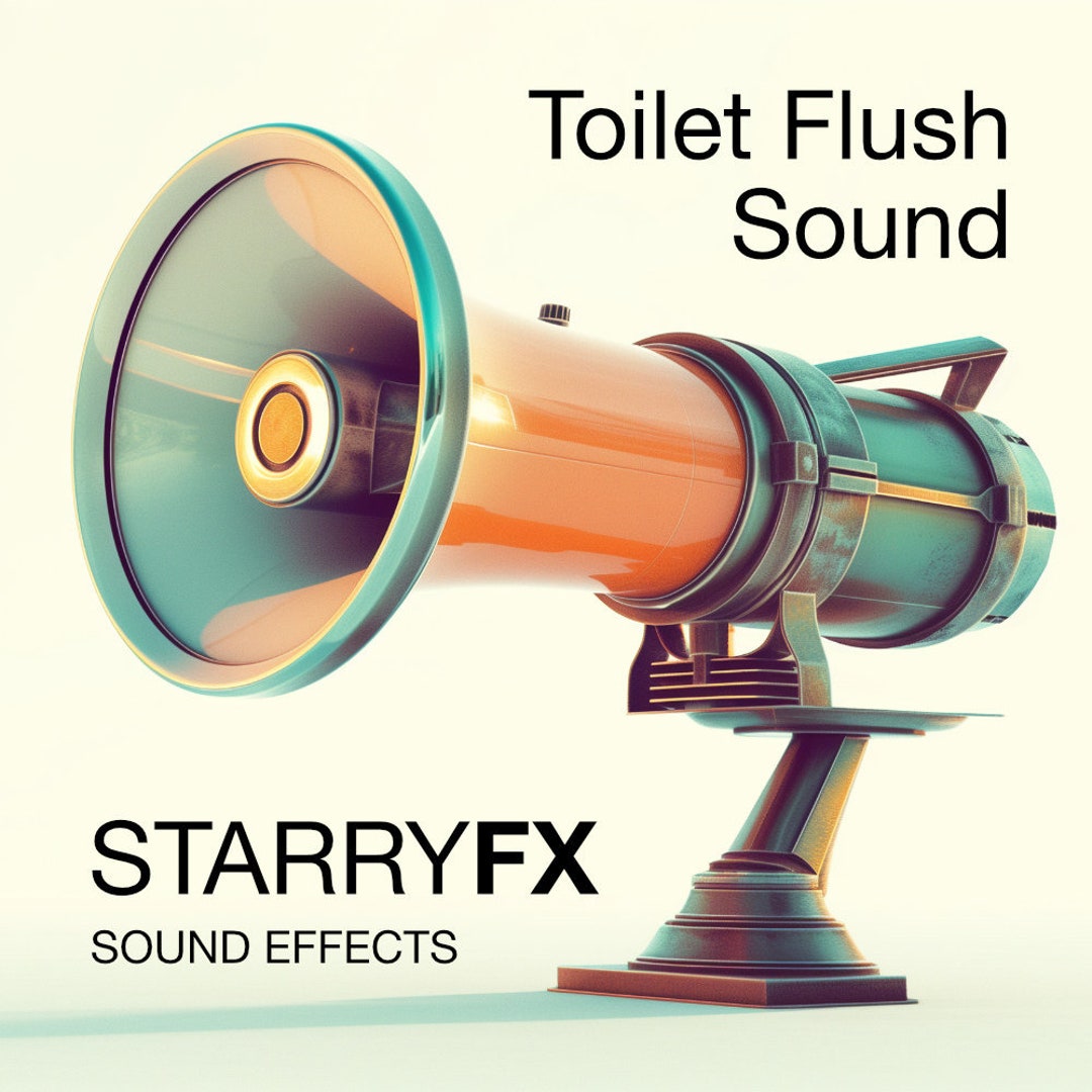 Toilet Flush Sound Effect High Quality Game FX Video Sound Effect for ...