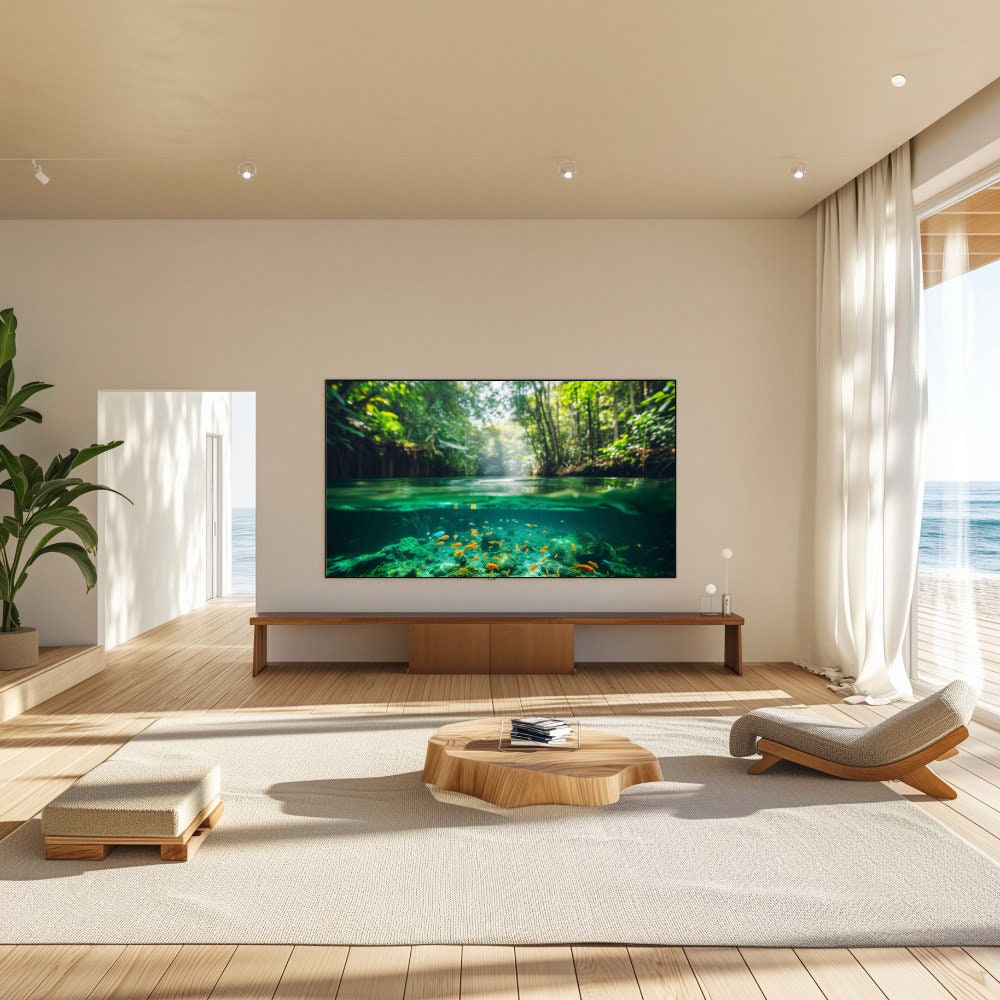 Jungle River Samsung Frame TV Artwork 4K + 8K Bonus File Dreamy Art ...