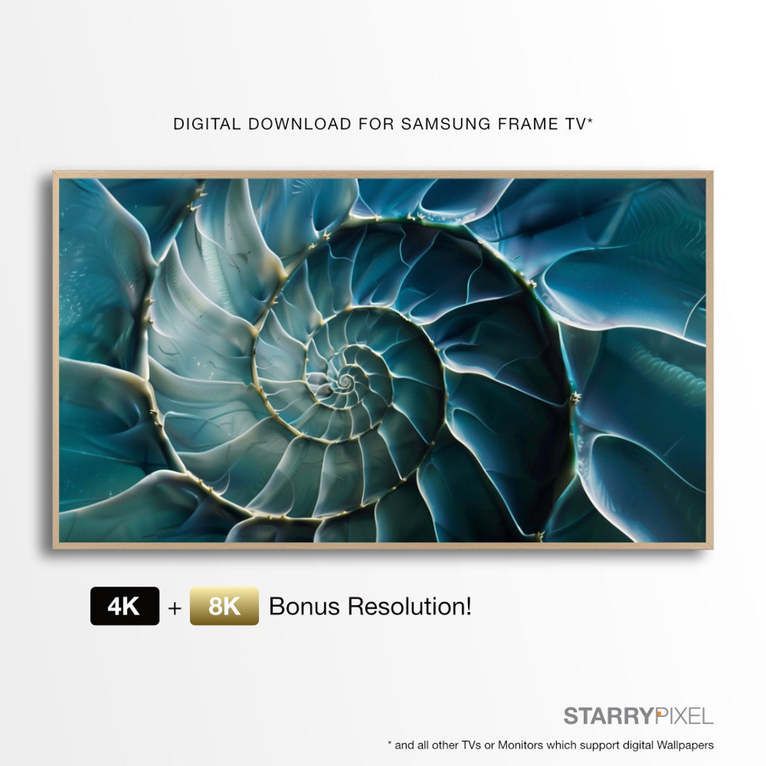 FIBONACCI FREQUENCIES Samsung Frame TV Artwork 4K 5K 8K Imac Wallpaper ...