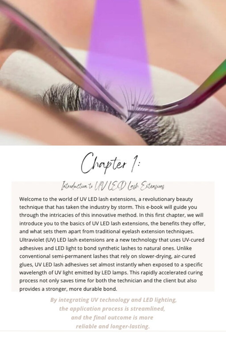 The Ultimate Guide to UV LED Lash Extension Systems - Etsy