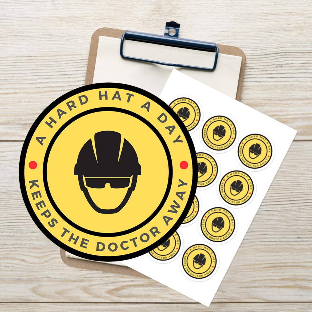 12pcs Hard Hat Warning Yellow Style 02 Bob the Builder Construction ...