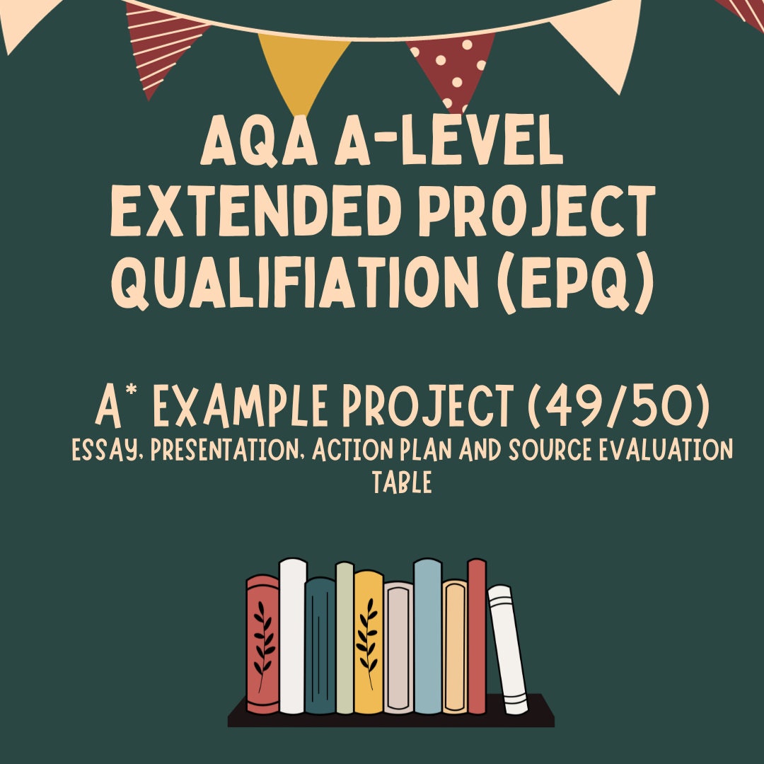 A* AQA Extended Project Qualification (EPQ) Pack (49/50) - Etsy UK