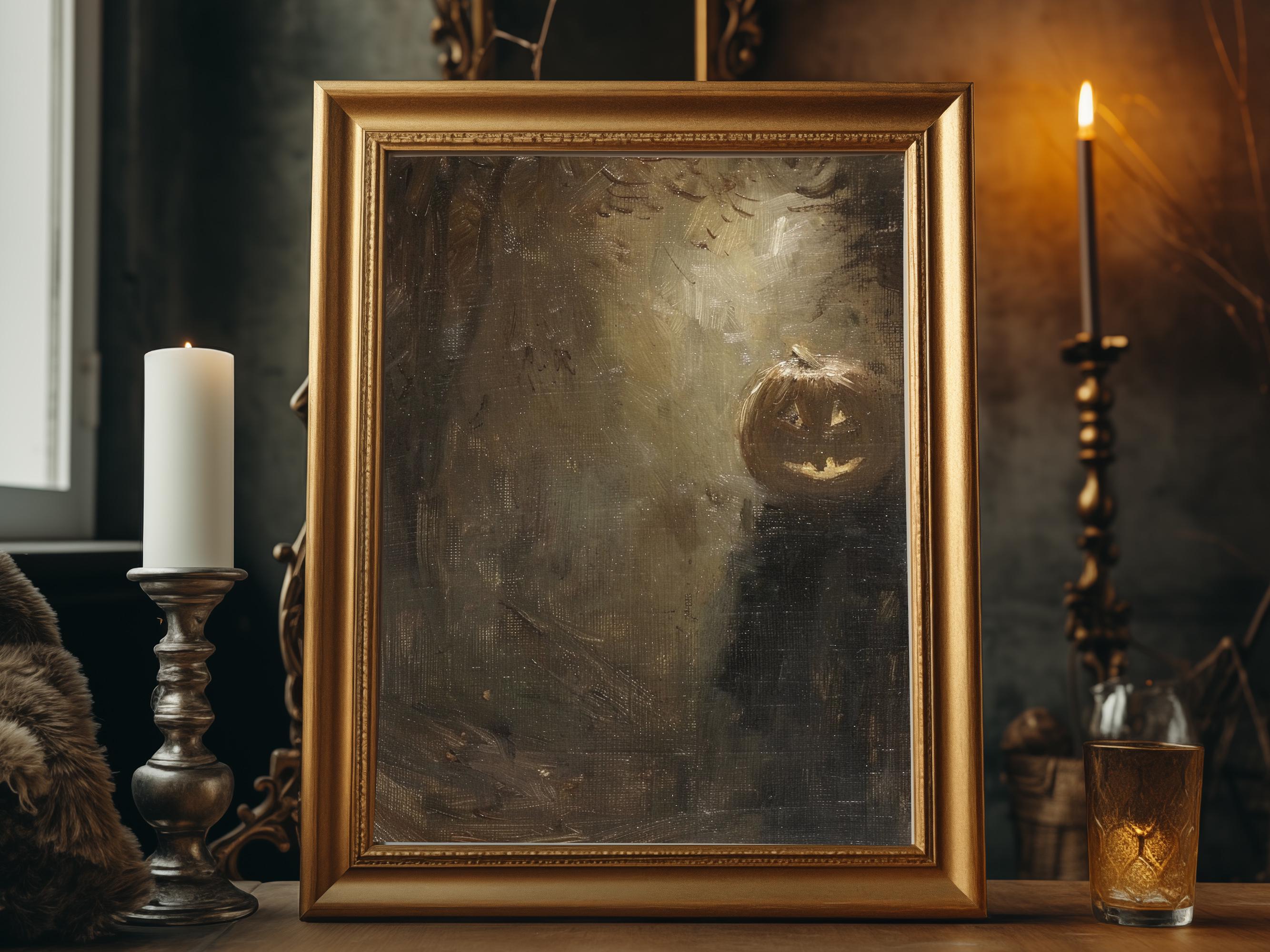 Spooky Halloween Images Set: Vintage Art Prints, Haunted House Decor ...