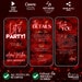Luxury Red Party Invite Animated, Birthday Video Invitation for ...