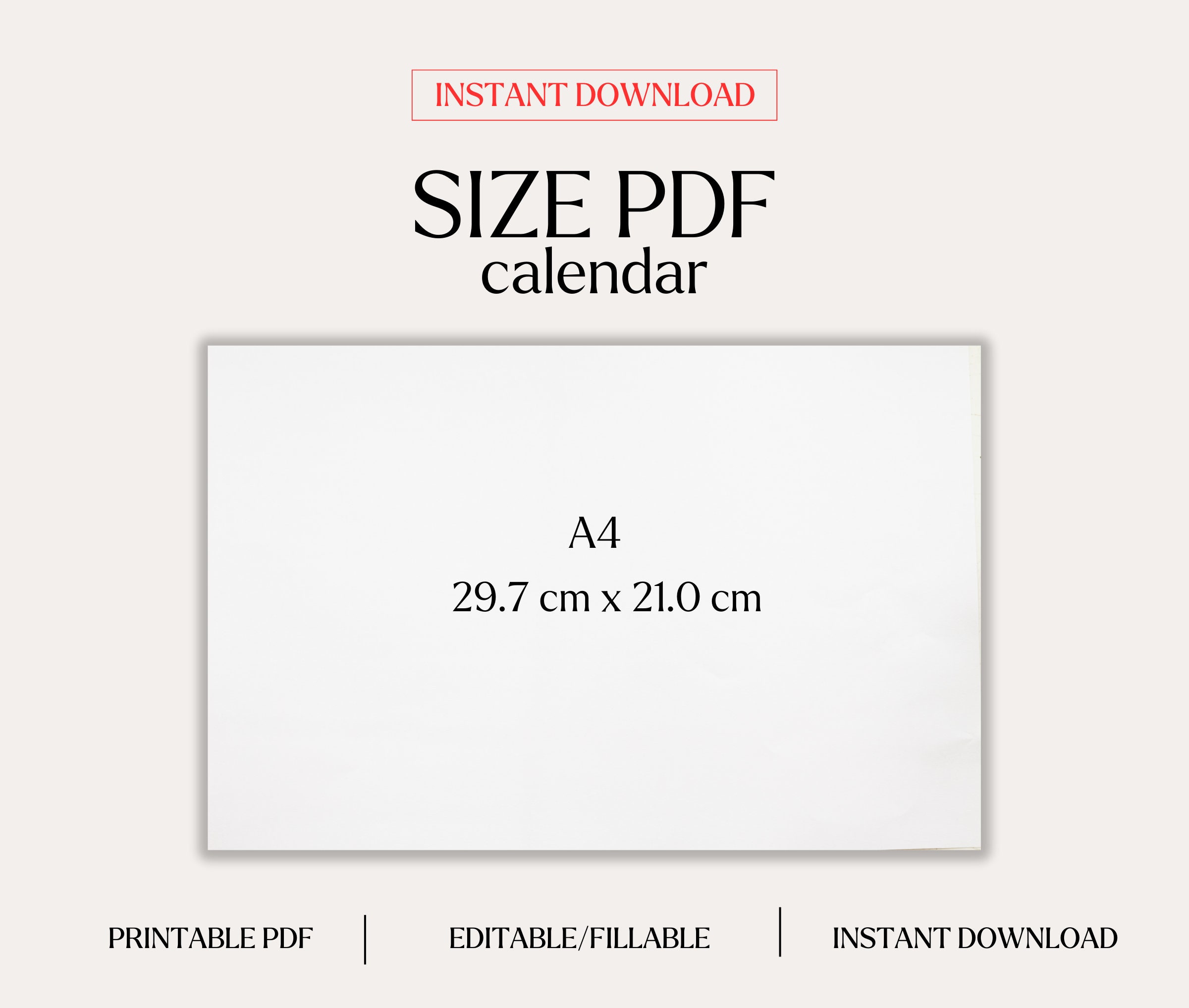 Editable January 2024 Calendar, Printable Fillable Monthly PDF Planner ...