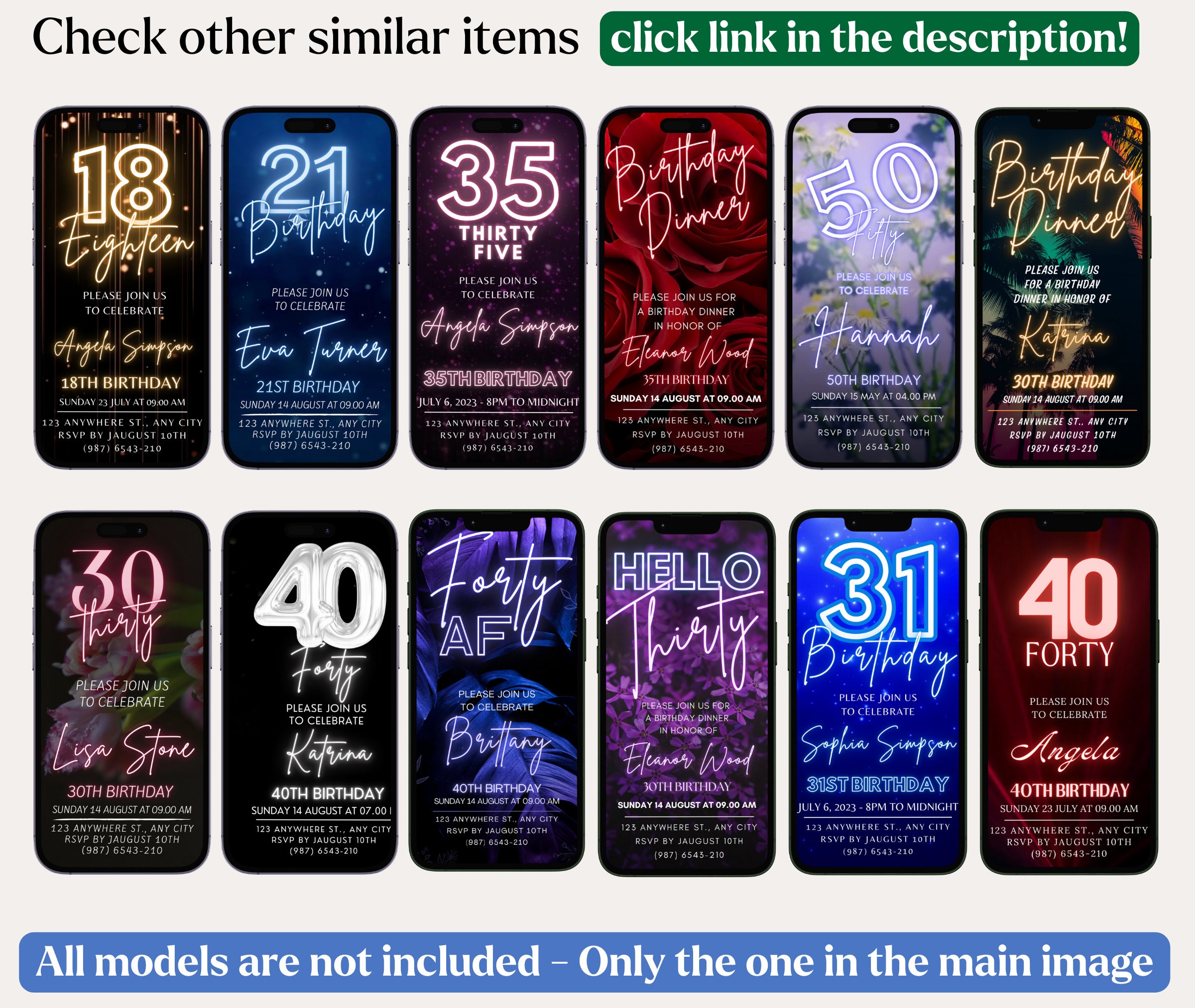 43rd Birthday Invitation, Forty Three Party Video Invite, Black Gold ...