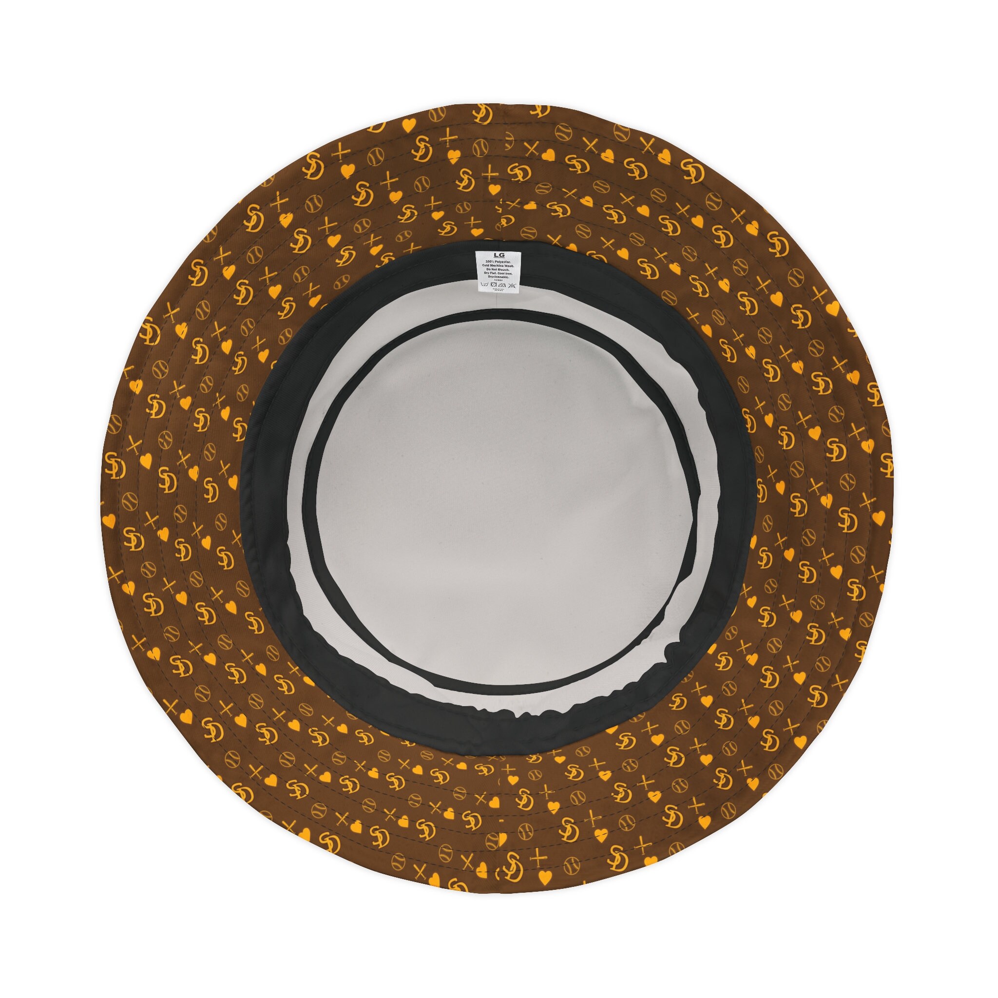 San Diego Padres Bucket Hat Padre Hat Brown SD Padres Gear Padres Game ...