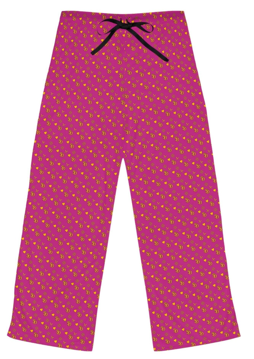 Pink Padre Inspired Pajama Pants. Cute Padres Shirt San Diego Baseball ...