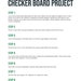 Checker Board Kit - Etsy
