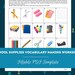 School Supplies Vocabulary Naming Worksheet for English Learners and ...