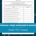 Phrasal Verbs Worksheets Bundle for English Learners and English ...