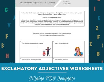 Distributive Adjectives Worksheets Bundle for English Learners and ...