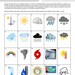 Weather Vocabulary Naming Worksheet for English Learners and English ...