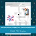 Social Media Vocabulary Crossword Puzzle for English Learners and ...