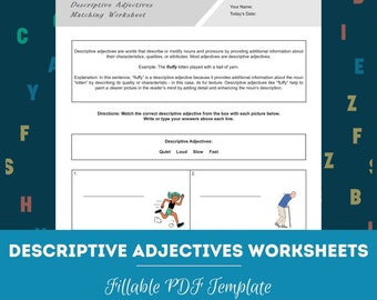Compound Adjectives Worksheets Bundle for English Learners and English ...