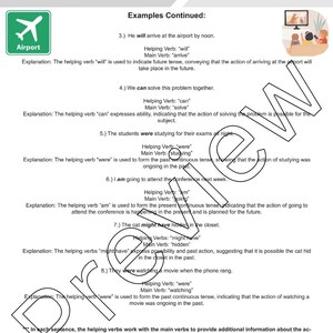 Helping Verbs Lesson: Introduction 4 Worksheets editable, Fillable ...