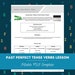 Past Perfect Tense Verbs Lesson: Introduction + 3 Worksheets (editable ...